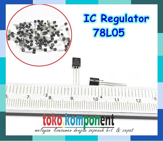 Jual IC 78L05 7805 5V 100mA 0.1A Positive Voltage Regulator Tegangan TO-92 - Kota Semarang ...
