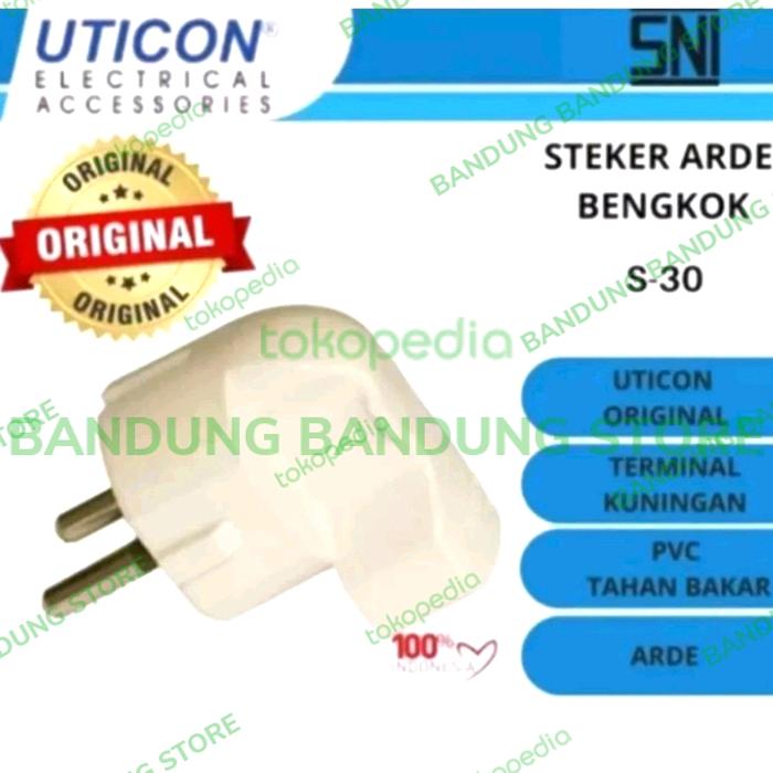 Jual UTICON S-30 10A 250V SNI STEKER ARDE L BENGKOK COLOKAN LISTRIK ...