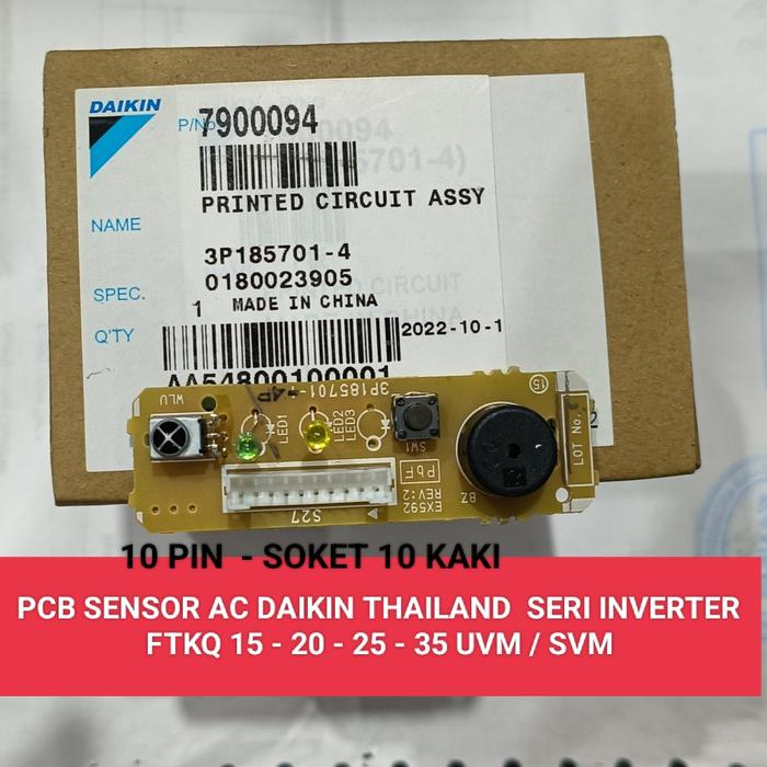 Jual SENSOR PCB AC DAIKIN THAILAND SERI INVERTER FTKQ 15 , 20,25 , 35 ...