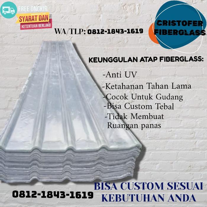 Jual atap bening, atap fiber,atap fiber gudang - Kab. Tangerang ...