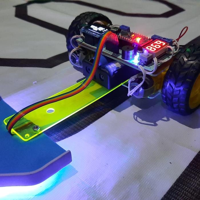 Jual LINE FOLLOWER ROBOT MICRO CONTROL ARDUINO 8 SENSOR - Kab. Pacitan ...