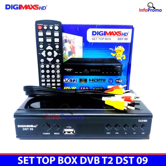 Jual Set Top Box Tv Digital DVB T2 Digimaxs DST 09 STB Full HD Original ...