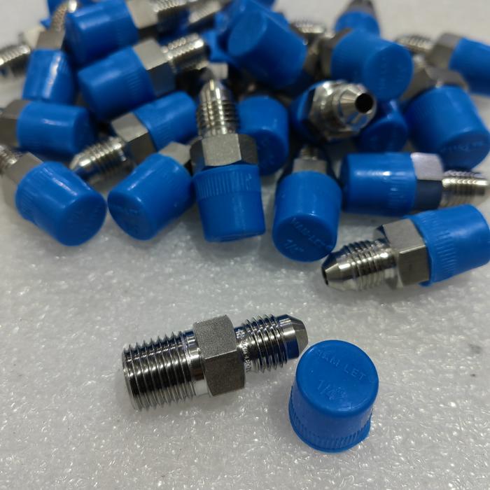 Jual Male Adapter 1/4" JIC Male × 1/4" MNPT SS316 HAMLET 748HFSS1/4X1 ...