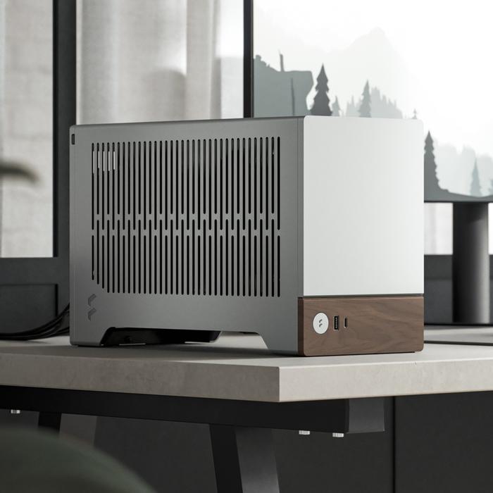 Promo FRACTAL TERRA SILVER SMALL FORM FACTOR MINI ITX PC CASE CASING ...