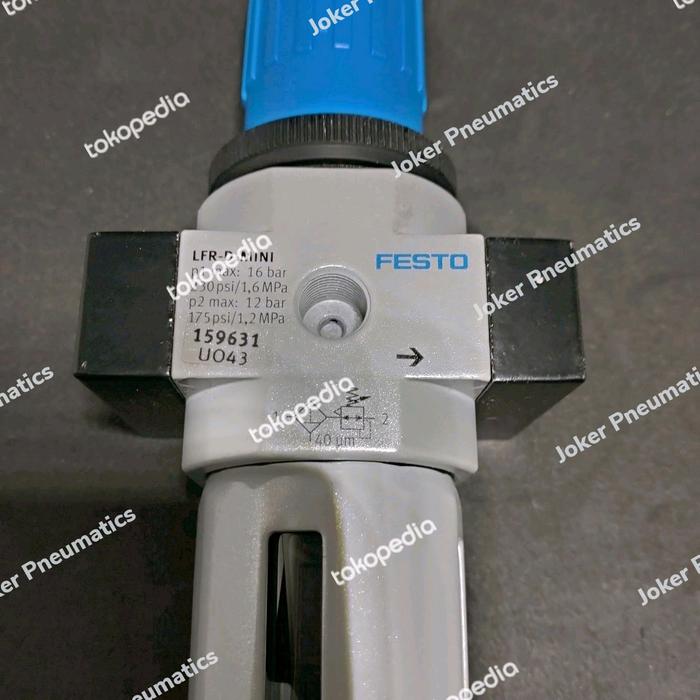 Jual AIR FILTER REGULATOR FESTO,LFR-D-MINI, P1 MAX 16 BAR, 230 PSi/ 1.6 ...
