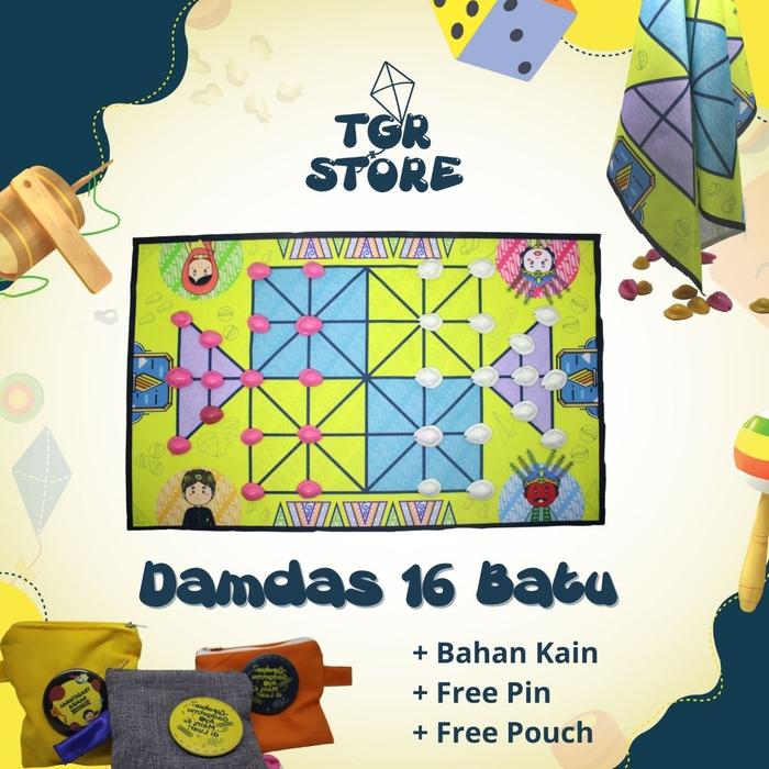 Jual Kain Board Game Permainan Tradisional (Ular Tangga, Damdas ...