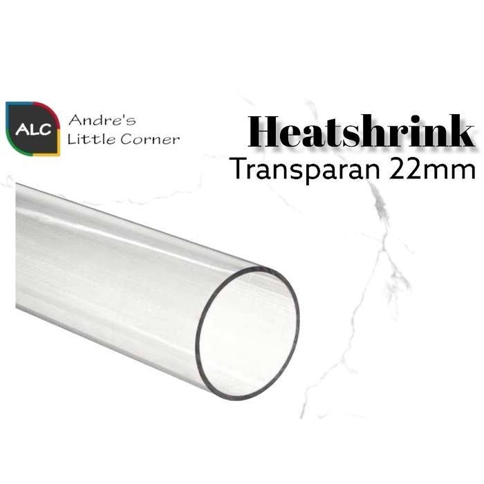 Jual Heat Shrink Tube Selang Bakar Transparan Transparent Bening 22mm ...