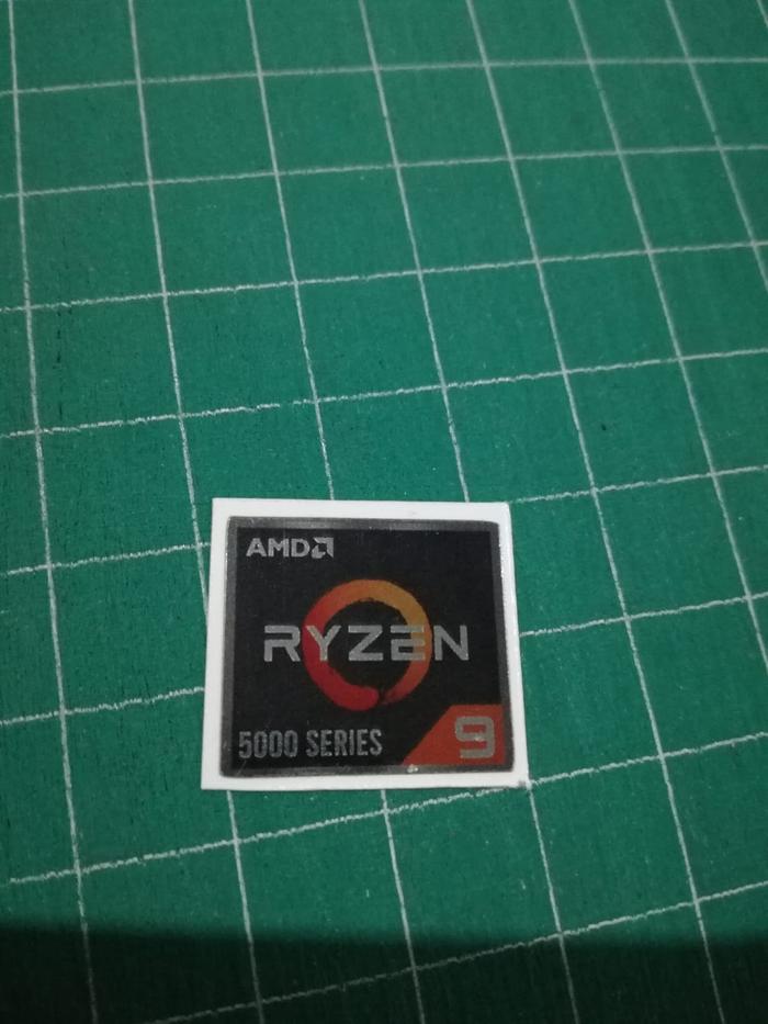 Jual Stiker Processor AMD Ryzen 9 5000 Series Mengkilap - Kab. Cirebon ...