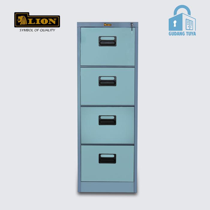 Jual Filling Cabinet 4 Laci LION L 44 (Box File/Rak Kertas/Lemari ...