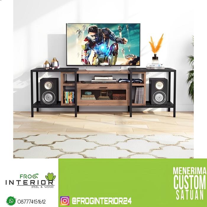 Jual meja tv / meja tv industrial / meja tv unikl - Kota Depok - frog interior inspiring living ...