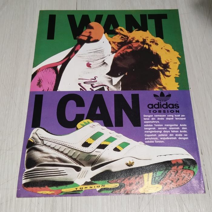 Jual Iklan Cetak Jadul Adidas Torsion - Kota Bandung - Kawan ...