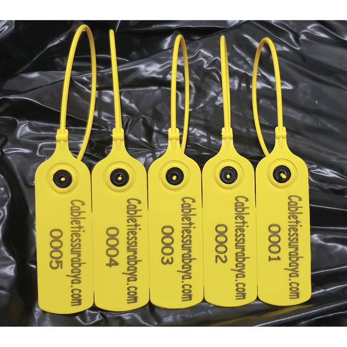 Jual Segel Plastik Security Seal Locis Container Kuning 30 cm GAS ...