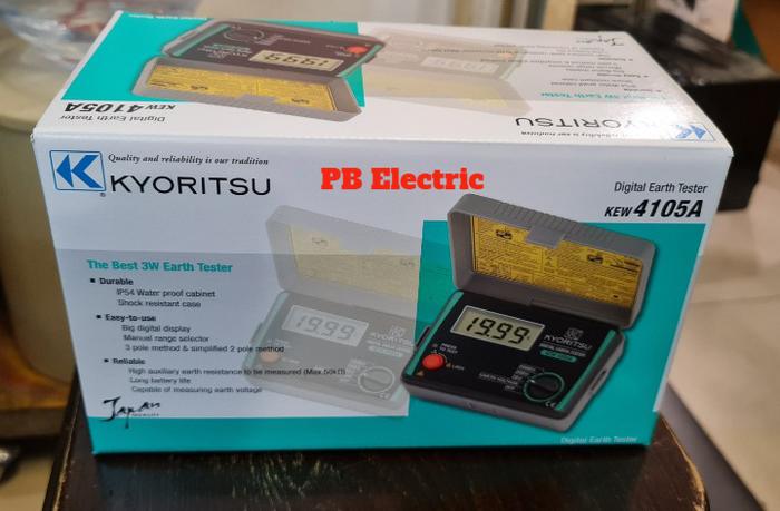 Jual Kyoritsu Digital Earth Tester / Mager Grounding Tester KEW 4105A ...