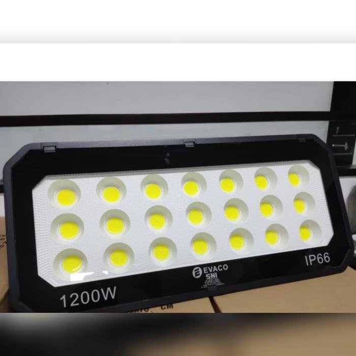 Jual LAMPU SOROT LED 1200W EVACO FLOOD LIGHT COB 1200 WATT LED SOROT ...