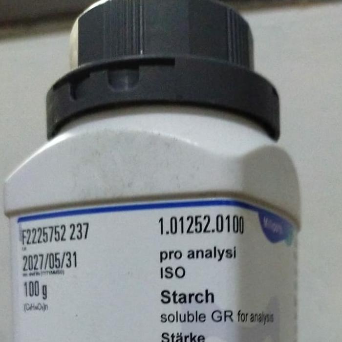 Jual Starch Soluble Merck. 100G. 101252.0100. Amylum Merck. Amilum ...