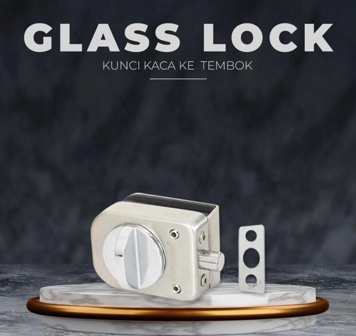 Jual Grendel Pintu Kaca / Glass Door Lock - SINGLE - Jakarta Barat ...