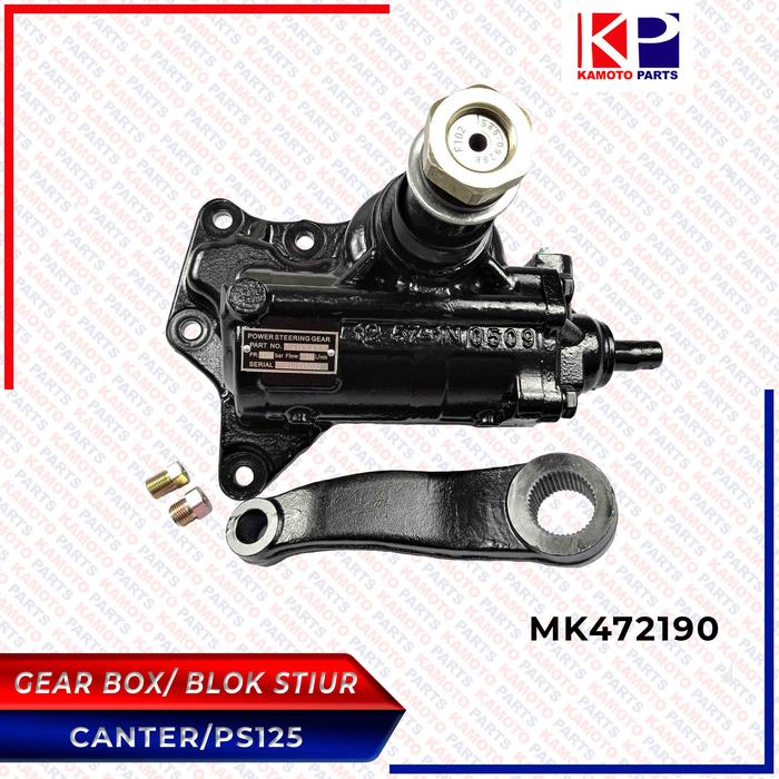 Jual GEAR BOX/ BLOK STIUR CANTER/PS125 POWER + PITMAN ARM MK472190 ...