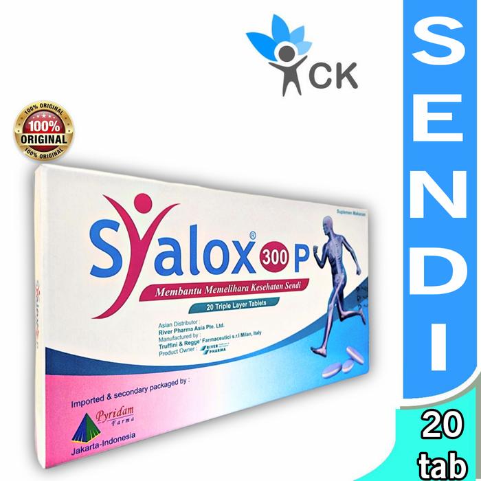 Jual SYALOX 300P BOX ISI 20 TABLET suplemen kesehatan sendi - Kab ...