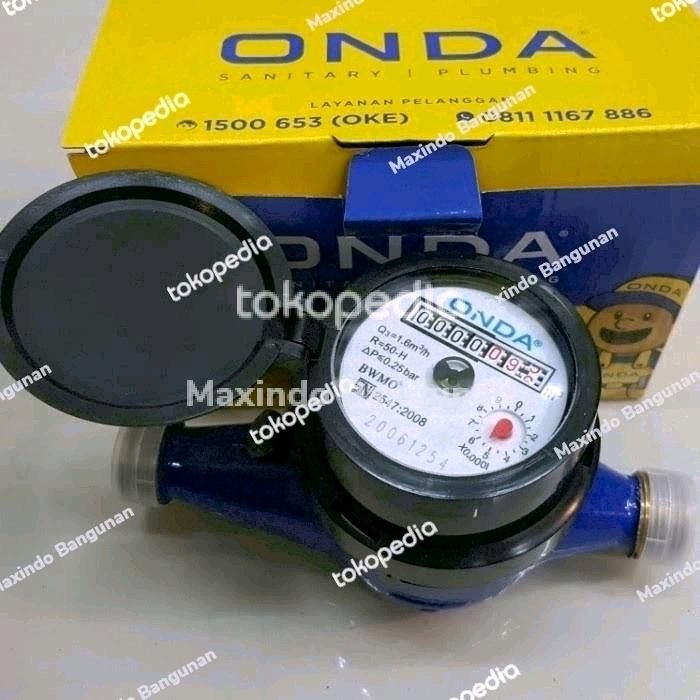 Jual Water Meter 1/2" Inch Brass ONDA / Meteran Air PDAM Kuningan - Jakarta Barat - Maxindo ...