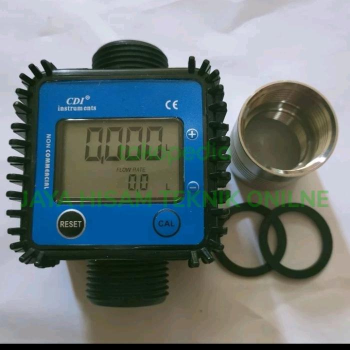 Jual Digital Flow Meter K24 Turbine 1 inch Flow Meter Water Fuel Oil ...