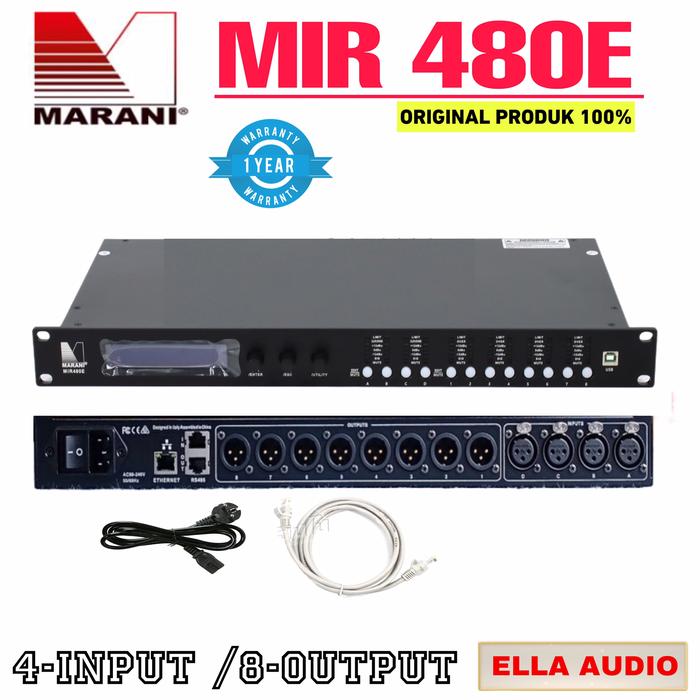 Jual Marani Mir 480E speaker managament 4-input/8-output Marani 480 E - Jakarta Pusat - ELLA ...