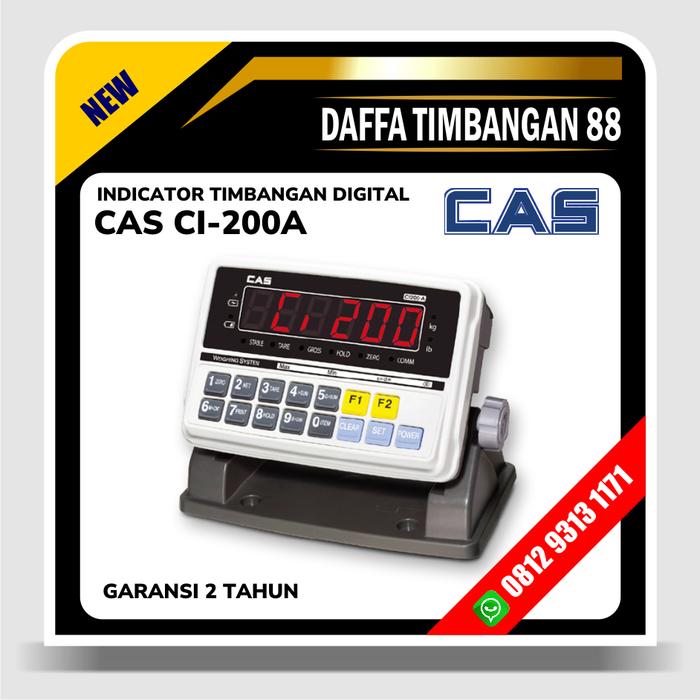 Jual Indicator Timbangan Digital CAS CI200A LED Display Timbangan CAS ...