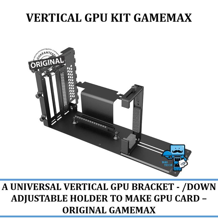Jual Vertical GPU Kit GameMax With Riser Cable & VGA GPU Holder ...