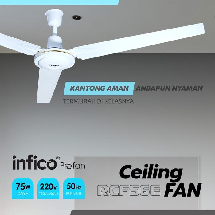 Jual Kipas Angin Plafon INFICO (Ceiling Fan) 56 inch - Baling Besi 5 ...