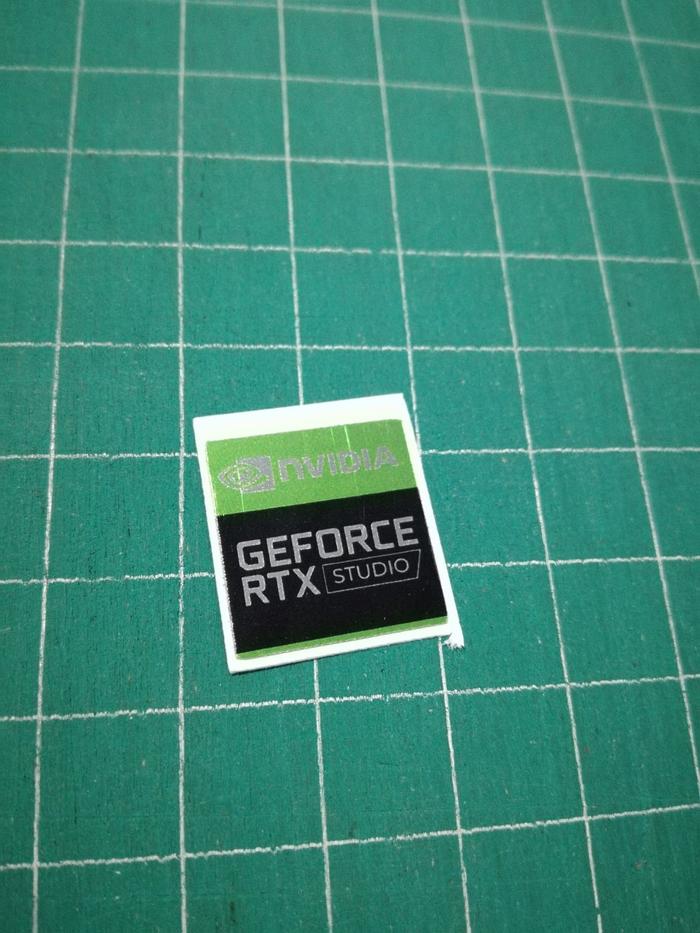 Jual Stiker Nvidia RTX Studio Mengkilap - Kab. Cirebon - DJong Creative ...