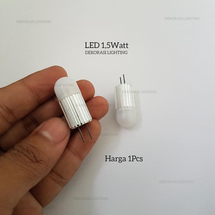 Jual lampu bohlam halogen kacang led 12v 1.5w MR16 G5.3 G4 - Jakarta ...