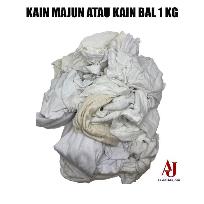 Jual Kain Lap Putih 1 KG Kain Bal Perca Kain Bahan Bangunan 1 KG Kain ...