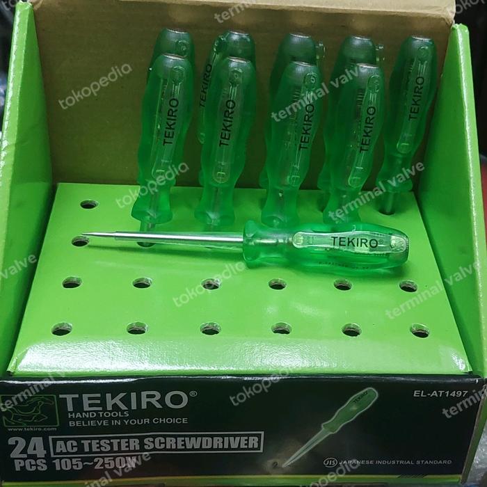 Jual tespen tekiro/ac tester screwdriver tekiro/tespen 220v - Jakarta ...