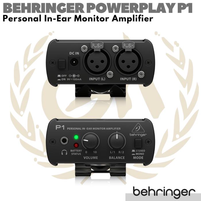 Jual Behringer Powerplay P1 Personal In Ear / Headphone Monitor ...