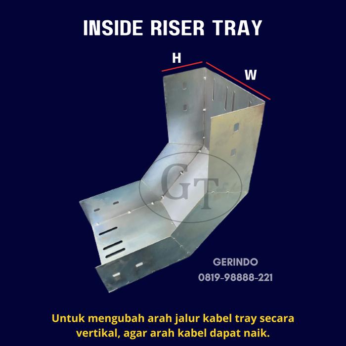 Jual Inside Riser Tray Elektro Galvanis tinggi tekukan 50mm Indoor GT ...