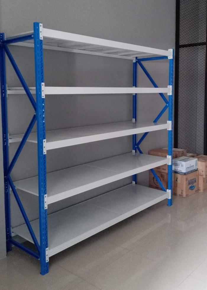 Jual Rak Gudang Besi Serbaguna Kapasitas 250Kg - Warehouse Storage Rack ...