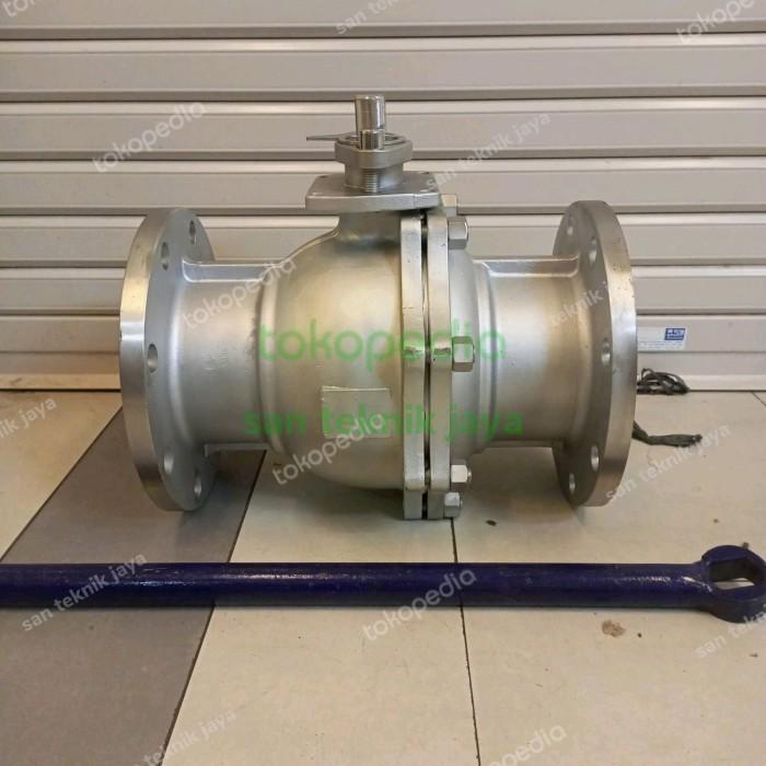 Jual BALL VALVE STAINLESS SS304 5" INCH JIS 10K DN125 / STOP KRAN SS 304 - Jakarta Barat - san ...