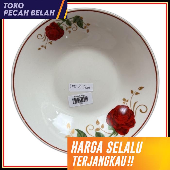 Jual Piring Makan 8 Rose Hokita Porcelain Ware - Kota Palembang - TOKO ...