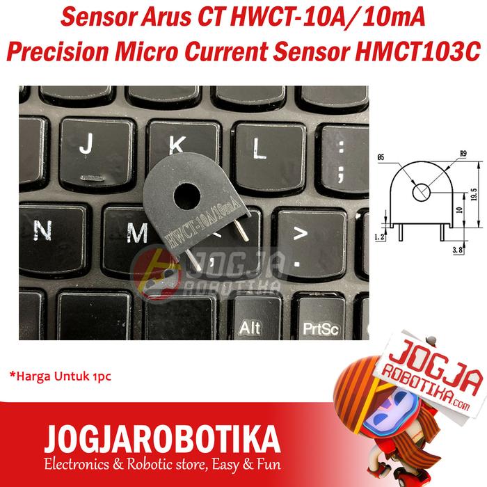 Jual Sensor Arus HWCT-10A/10mA Precision Micro Current Transformer ...