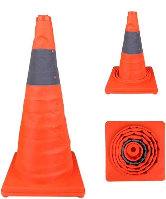 Jual Traffic Safety Cone 70cm,Kerucut Lipat,Tarik susun,PembatasJalan ...