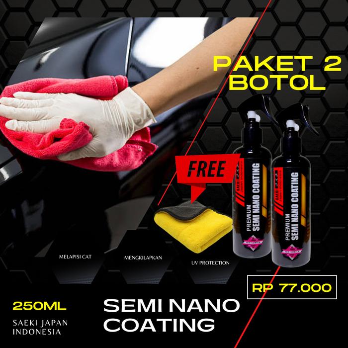 Jual PAKET 2 BOTOL SEMI COATING PENGKILAP BODI NANO COATING - Kab ...