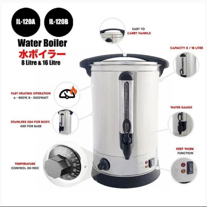 Jual Water Boiler - Pemanas air - Termos Air Pemanas (8.0 Litre) - IL ...