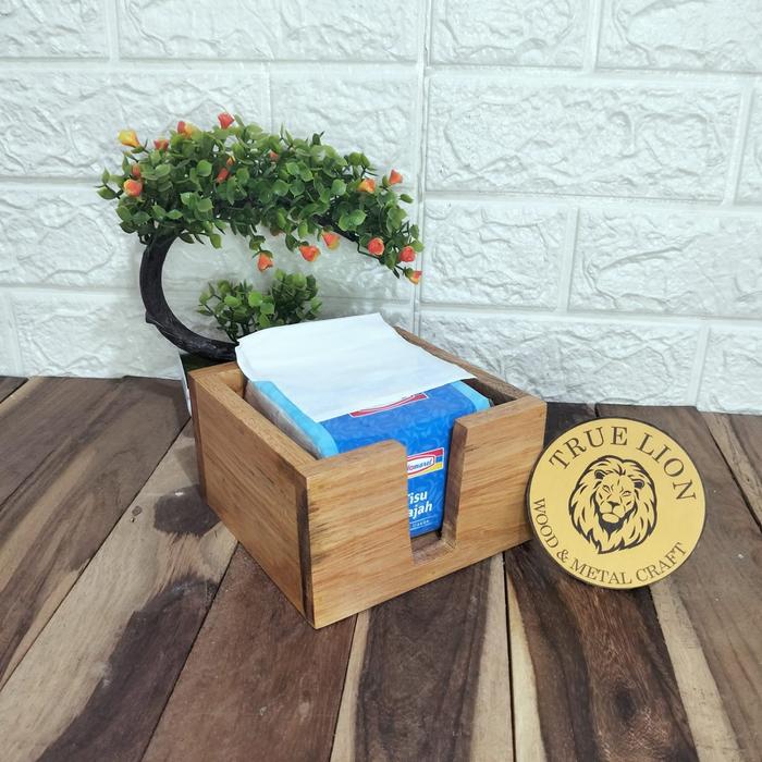 Jual Tempat Tissue Kayu Kotak Tisu Kotak Napkin Coktail Minimalis ...