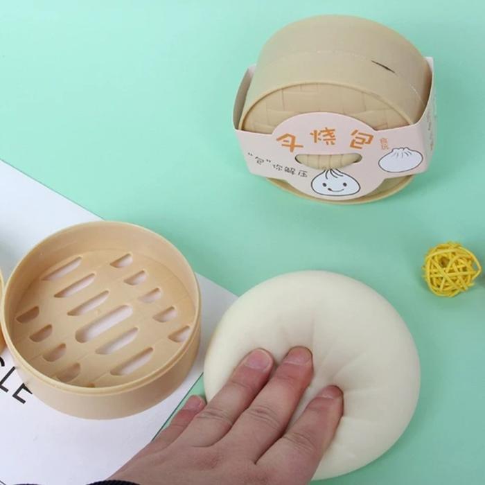 Jual Squishy Bapao dimsum Jumbo/Angrycat/Gudetama/Babi/Tangan jepret ...