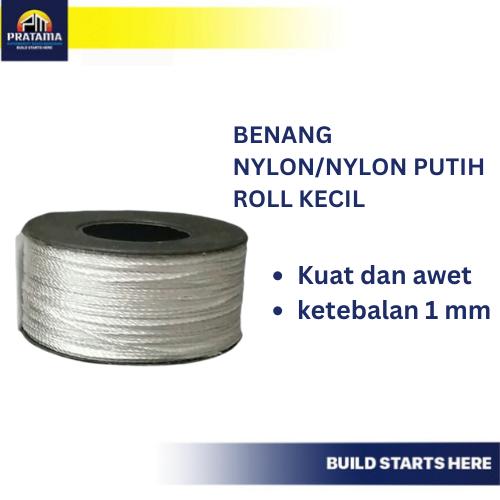 Jual BENANG NYLON/NYLON PUTIH/TALI NILON ROLL KECIL - Kab. Bekasi ...