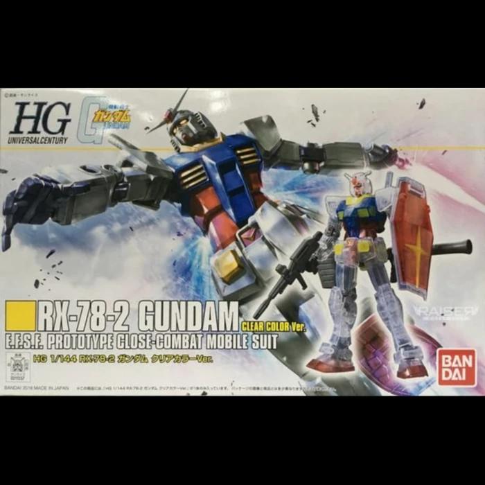 Jual HG RX-78-2 Gundam Clear Color Ver 1/144 Limited Edition Bandai RX 78 - Jakarta Pusat - toys ...