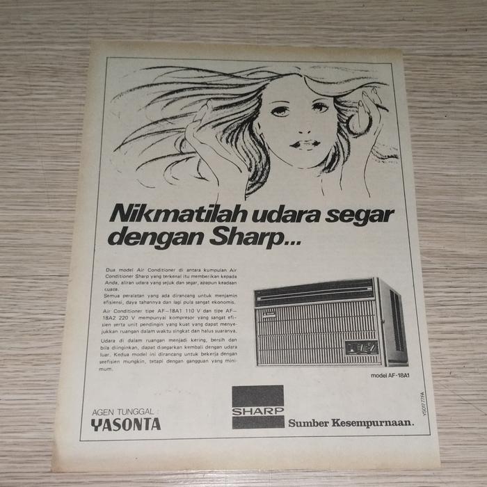 Jual Iklan Cetak Jadul Nikmati Udara Segar dengan Sharp - Kota Bandung - Kawan DuniaMayaShop ...