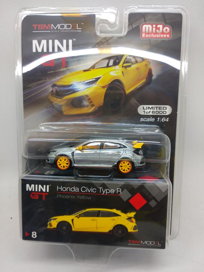 Jual MiniGT CHASE Honda Civic Type R Phoenix Yellow MGT00008MJC-CHASE ...