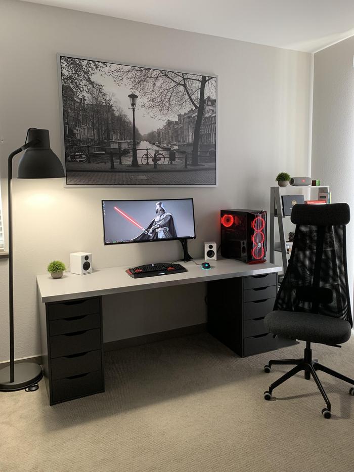 Jual meja laptop meja komputer meja kerja meja pc desk set up minimalis ...