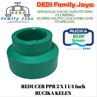 Jual REDUCER PPR RUCIKA KELEN Ukuran 2 x 1 1/4 - 2 1/2 x 2 Inch - 2 x 1 ...