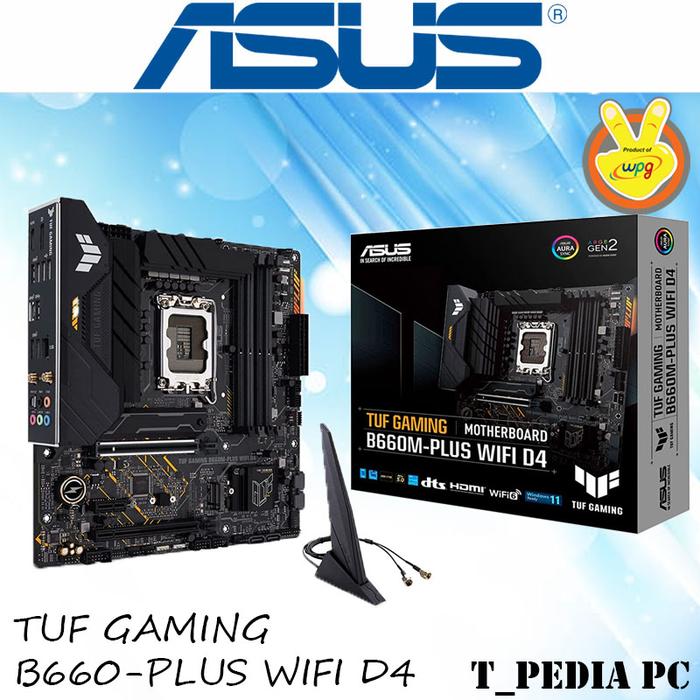 Promo ASUS TUF GAMING B660-PLUS WIFI D4 | MOBO B660 LGA1700 DDR4 Cicil ...